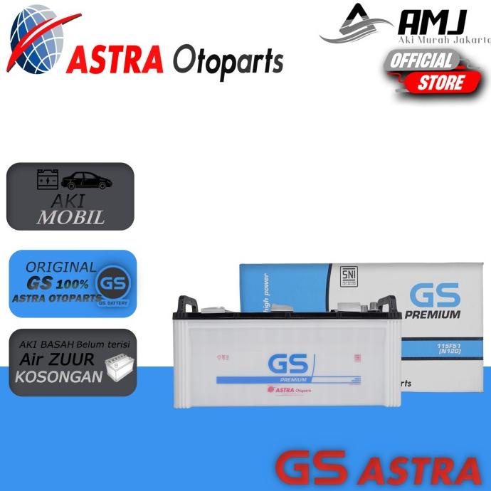 Jual AKI HINO BUS GS PREMIUM ASTRA N120 / 115F51 Aki Basah 12V / 120Ah | Shopee Indonesia
