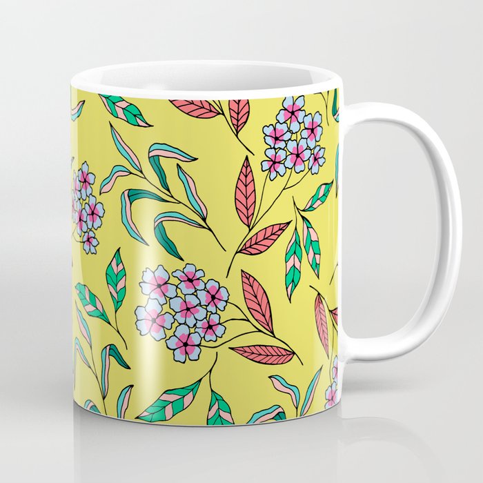 Jual Pola bunga bahagia berwarna-warni dalam Mug Kopi kuning | Shopee ...