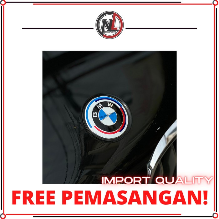 Jual EMBLEM LOGO 50 JAHRE ANNIVERSARY BMW E46 E90 F10 F20 F30 F44 G20 ...