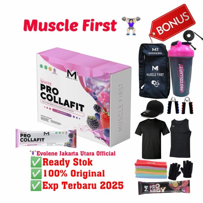 Jual Muscle First M1 Pro Collafit Collagen Drink 1Box isi 11 sachet ...