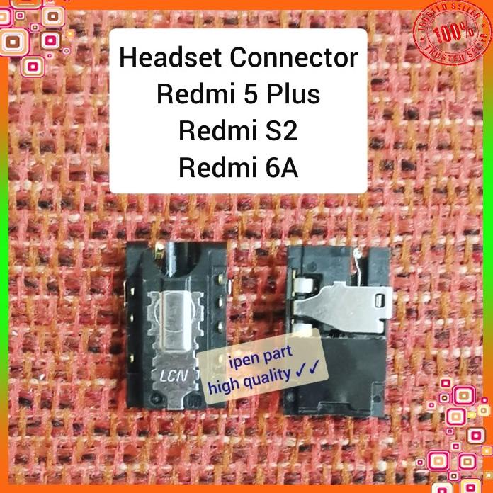 Jual Konektor Headset Redmi 6A Original Tested Xiaomi Connector ...