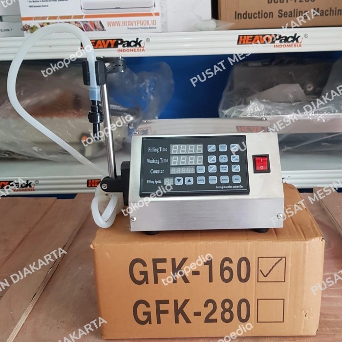 Jual Gfk-160 Filling Liquid / Mesin Isi Cairan Otomatis 1 Nozzle New Produk | Shopee Indonesia