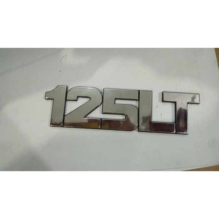 Jual Emblem Logo Sticker Tempelan Tulisan 125LT Panjang 18.4 cm terbaik | Shopee Indonesia
