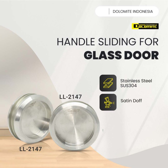 Jual Handle pintu kaca geser sliding bulat | Shopee Indonesia