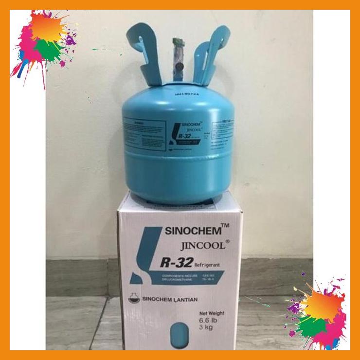 Jual freon ac refrigerant r32 3kg jincool sinochem [snp] | Shopee Indonesia