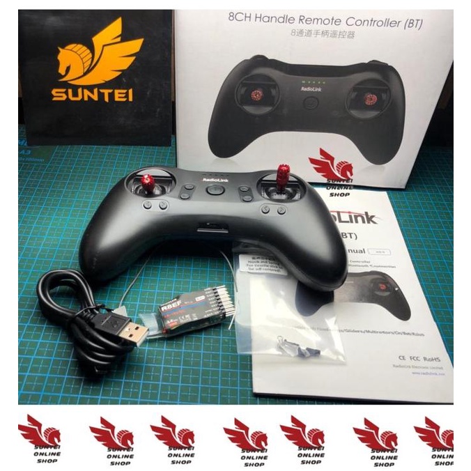 Jual RadioLink T8S 2.4G FHSS 8CH Transmitter R8EF Receiver | Shopee Indonesia