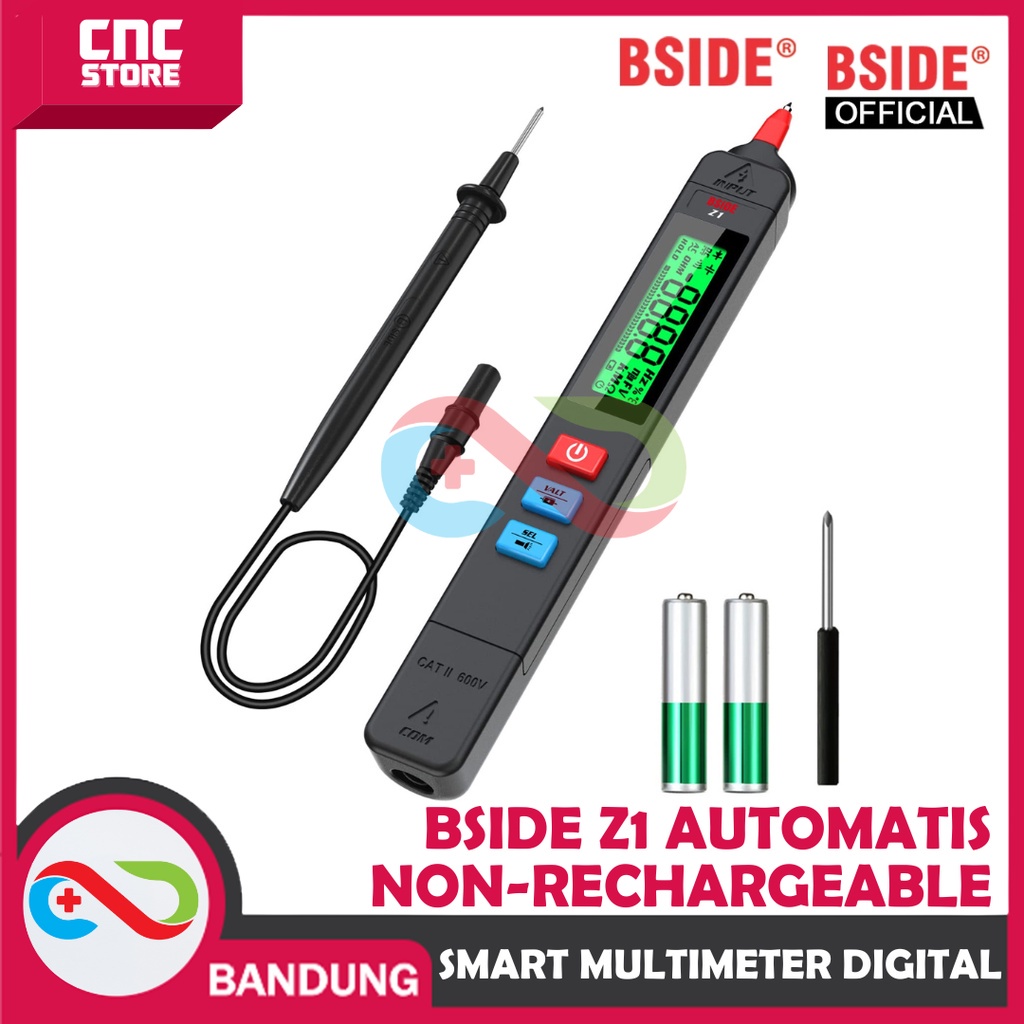 Jual BSIDE Z1 DUAL-MODE TEST PEN MULTI-METER 2-IN-1 ELECTRICIAN LINE ...