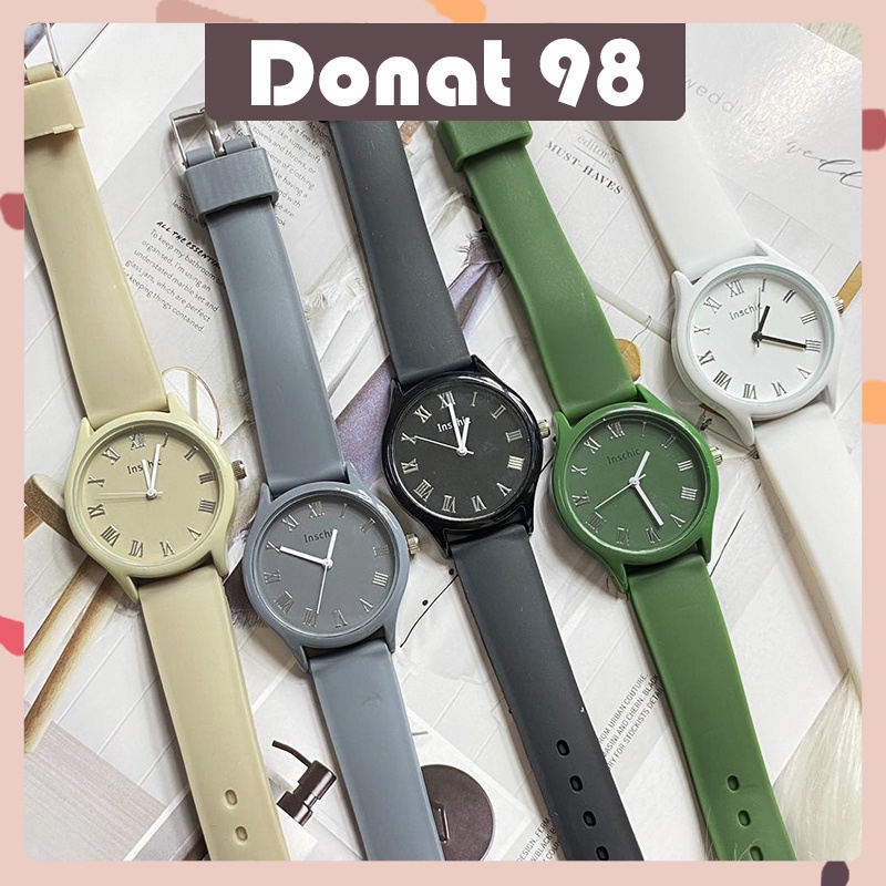 Jual [COD] Jam Tangan Analog Wanita Romawi Dial Bulat Design Casual ...