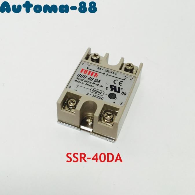 Jual Fotek SSR-40DA 40A Solid State Relay Made in Taiwan SSR40DA SSR-40-DA | Shopee Indonesia