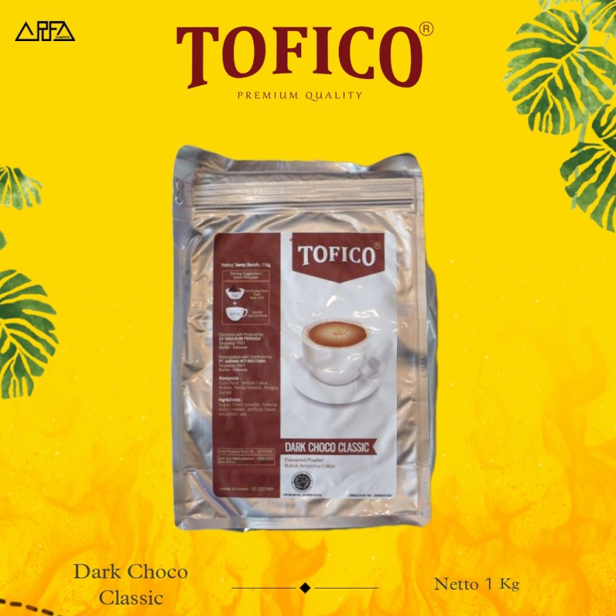 Jual Powder Tofico Dark Chocolate Classic 1 Kg - Bubuk Numan Coklat ...