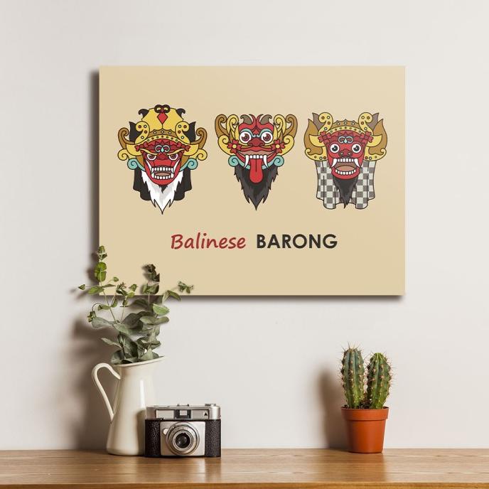 Jual !!!!!!] Poster Balinese Culture Bali Barong - Dekorasi Hiasan ...