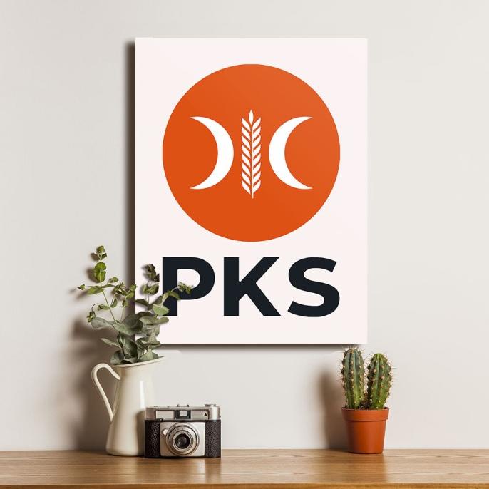 Jual `````````] Poster Logo Partai Politik PKS - Dekorasi Hiasan ...