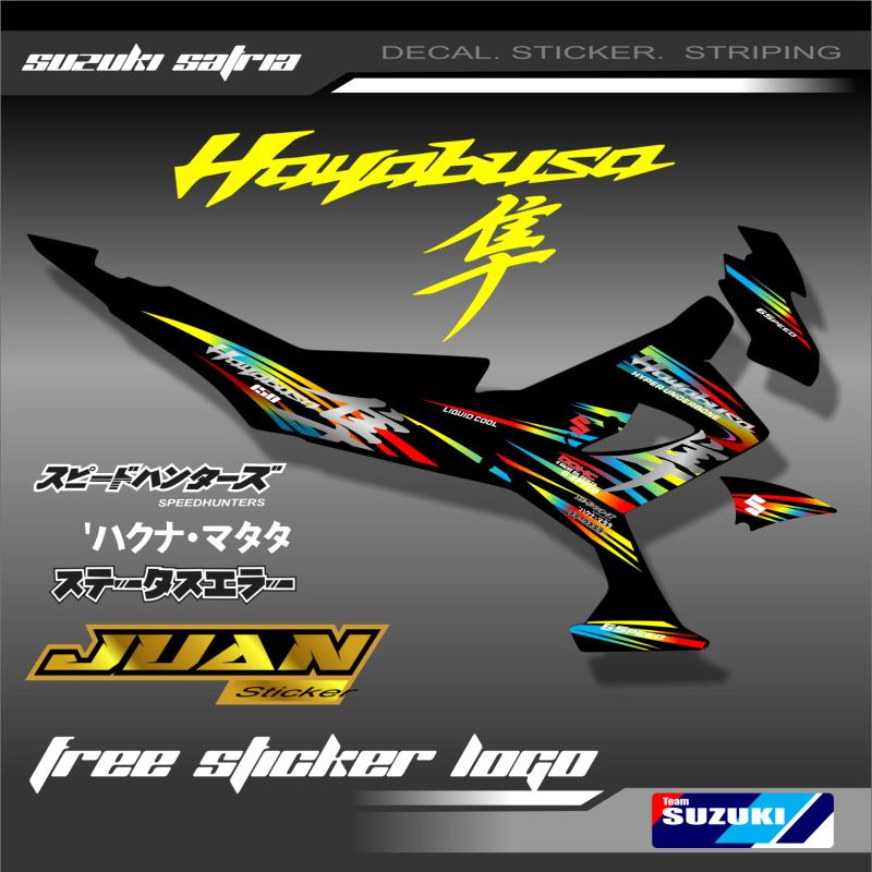 Jual STRIPING SATRIA FU FACELIFT / SETIKER VARIASI MOTOR SUZUKI SATRIA ...