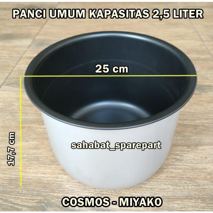 Jual Open DS] PANCI RICE COOKER UMUM KAPASITAS 2,5 LITER COSMOS ...