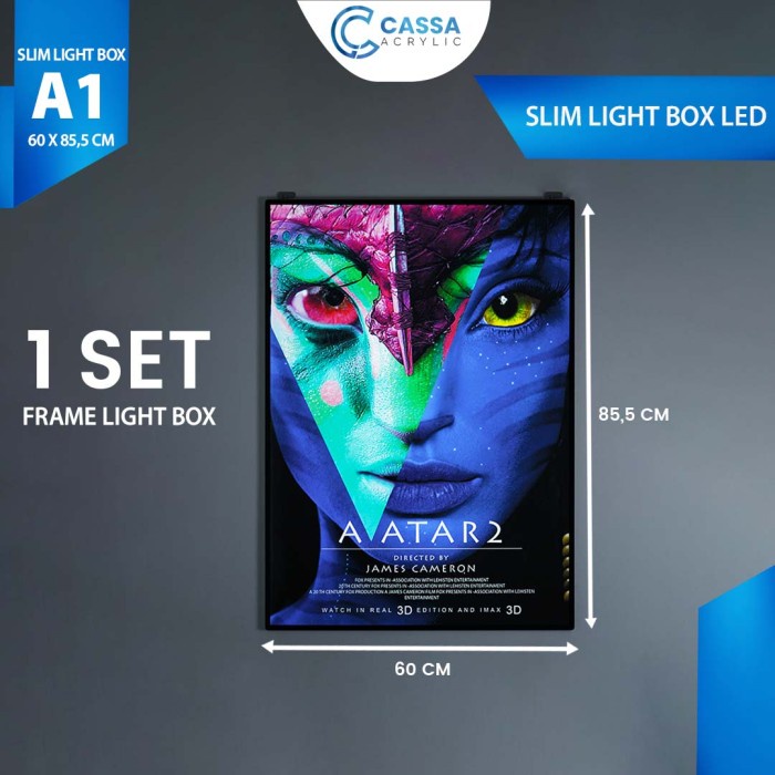 Jual Promo Frame Led Display - Slim Light Box - Poster Digital A1 ...