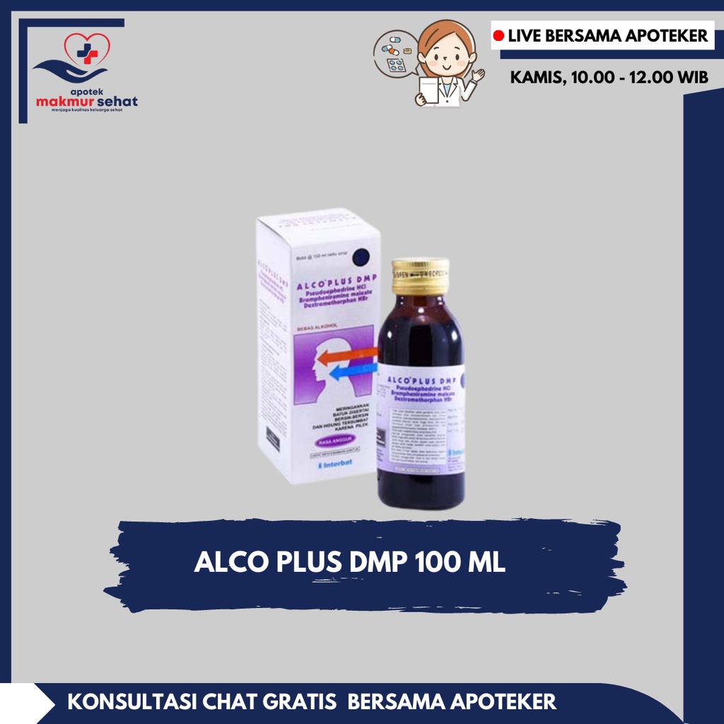 Jual Alco Plus DMP Sirup 100 ml | Shopee Indonesia