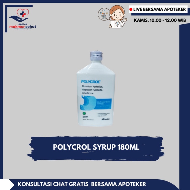 Jual POLYCROL SYRUP 180ML | Shopee Indonesia