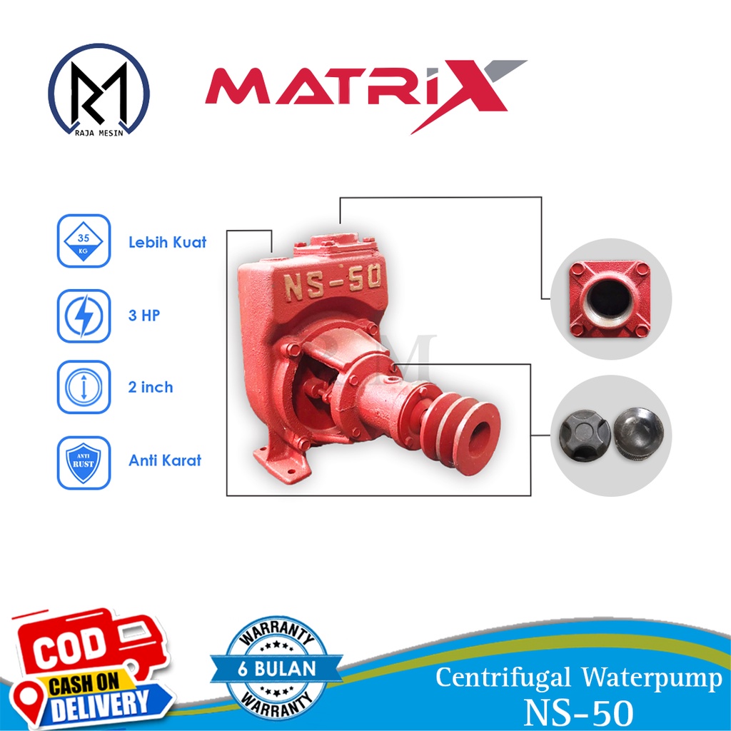 Jual Pompa Air Irigasi / Water Pump NS 50 MATRIX /MAESTRO + Packing ...