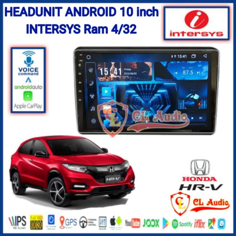 Jual Head Unit Android Intersys 10 Inch OEM Honda HRV Car play | Shopee ...