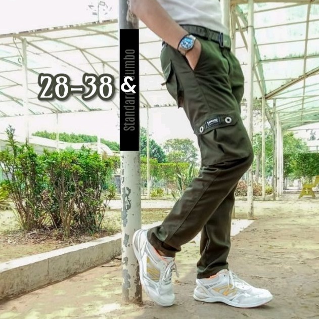 Jual [BISA COD] ORIGINAL Celana Cargo Panjang Pria Dewasa Kimpol Size ...