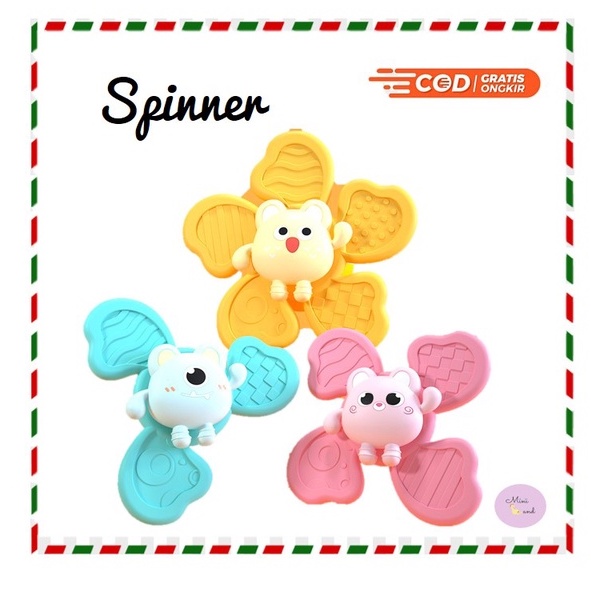 Jual Mainan Spinner Anak dengan Suction/ Mainan Motorik Anak/ Mainan ...