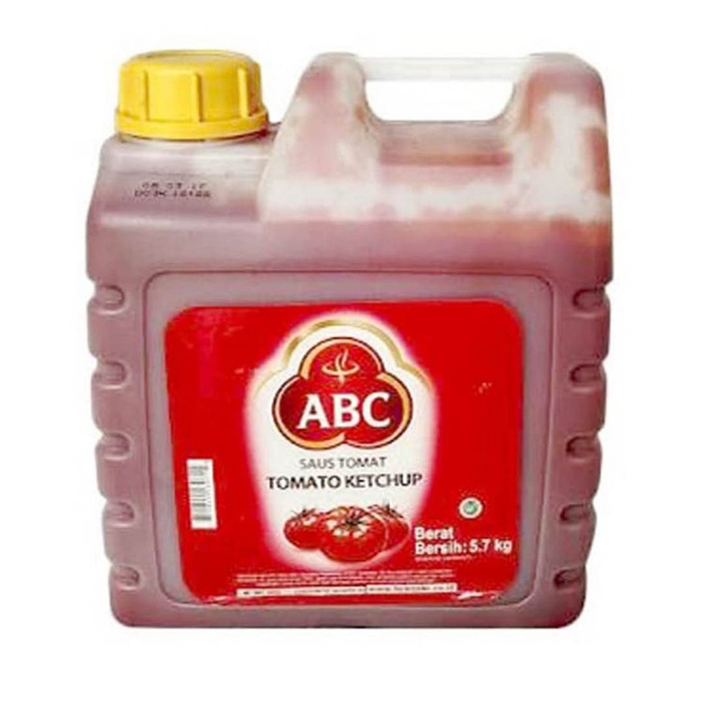 Jual Abc Saos Tomat Kemasan Jerigen 5,7 Kg | Shopee Indonesia