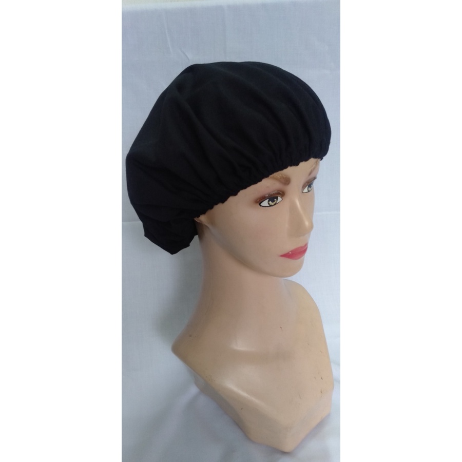 Jual Hairnet Kain Bundar / PENUTUP KEPALA KAIN / HAIR NET KAIN / MOBCAP ...