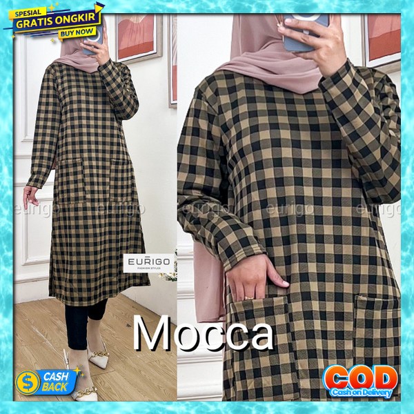 Jual Tonik Full Kancing Deres Tunik Remaja Wanita Buju Tunix Estetik ...