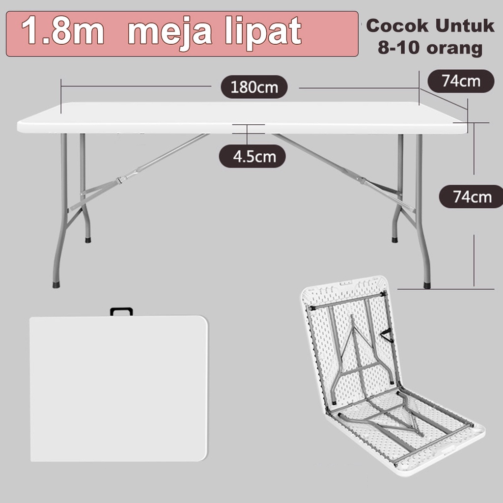 Jual Meja Lipat Panjang Meja Portable Meja Makan Meja Belajar Meja ...