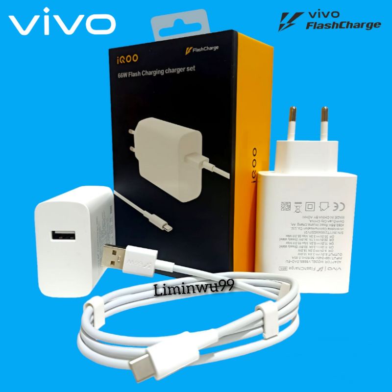 Jual Charger Casan cas VIVO V25 V25e V27 V27e T1 PRO 5G Original 66W ...