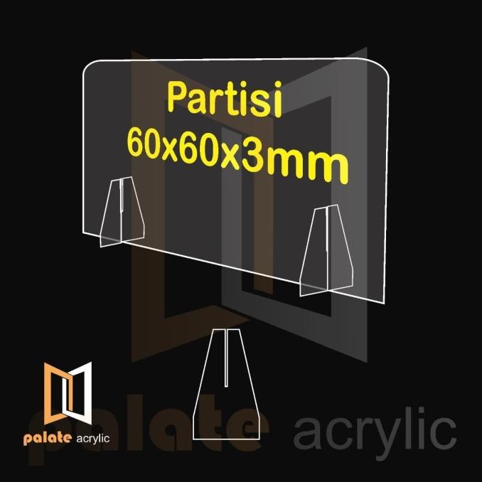 Jual Partisi / Sekat / Pembatas Meja Akrilik Divider Kasir / Acrylic ...