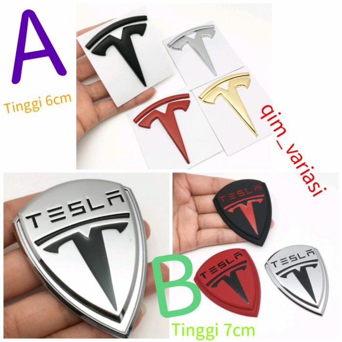 Jual Emblem Logo Sticker Stiker Tesla | Shopee Indonesia Jual Emblem Logo Sticker Stiker Tesla | Shopee Indonesia