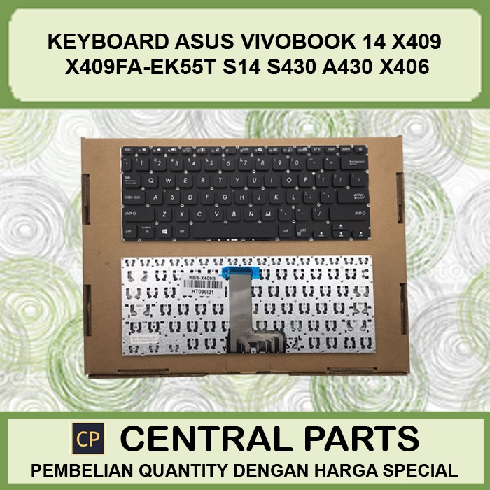 Jual Keyboard Laptop Asus Vivobook 14 X409 x409fa-ek55t S14 S430 A430 ...