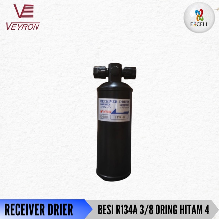 Jual Receiver Drier Dryer Filter Ac Mobil Besi r134 r134a 3/8 Oring ...