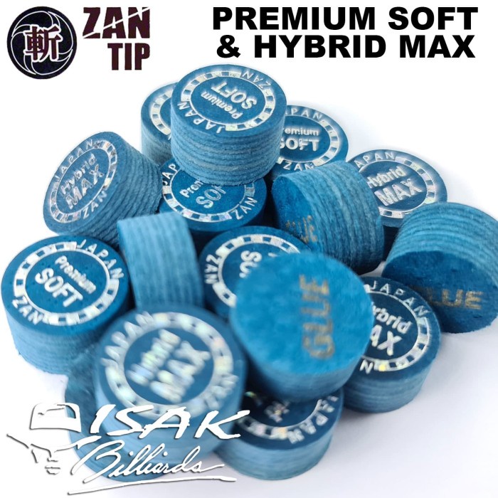 Jual Zan Premium Soft - 14mm Japan Laminated Cue Tip Pool Billiard ...