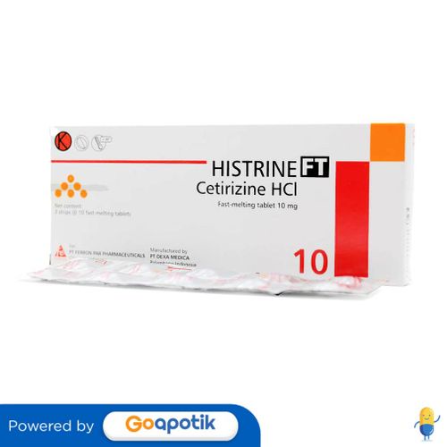 Jual HISTRINE FT 10 MG BOX 30 TABLET | Shopee Indonesia
