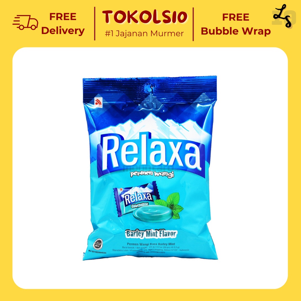 Jual Relaxa Barley Mint Netto 125g Isi 50 Permen | Shopee Indonesia