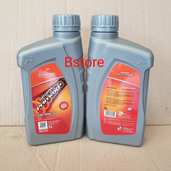 Jual 1 botol oli pertamina prima xp sae 20w-50 (1 liter ...
