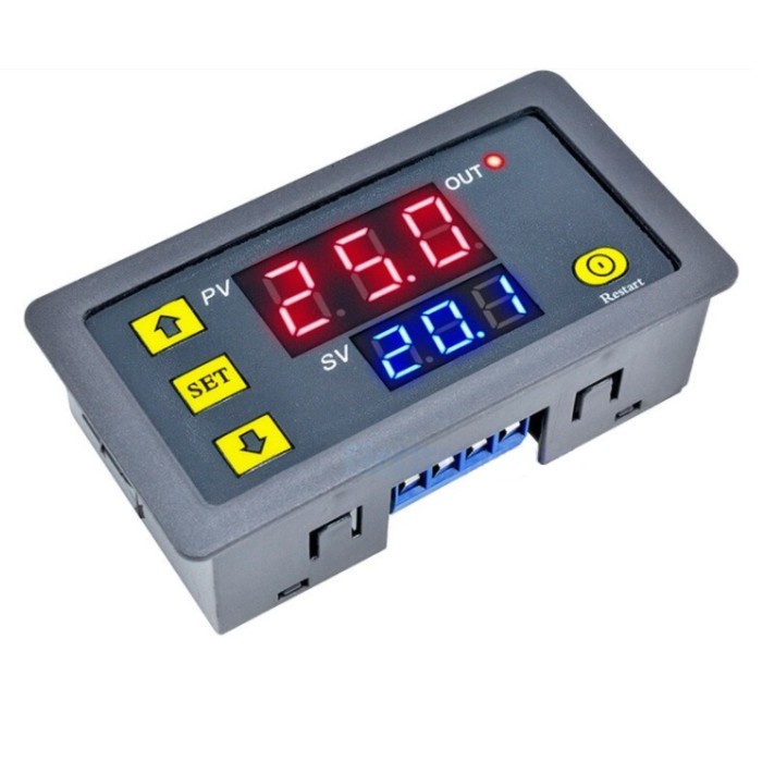 Jual TM1 24V DC DIGITAL CYCLE TIMER DELAY RELAY MODULE LED DUAL ADJUSTABLE | Shopee Indonesia