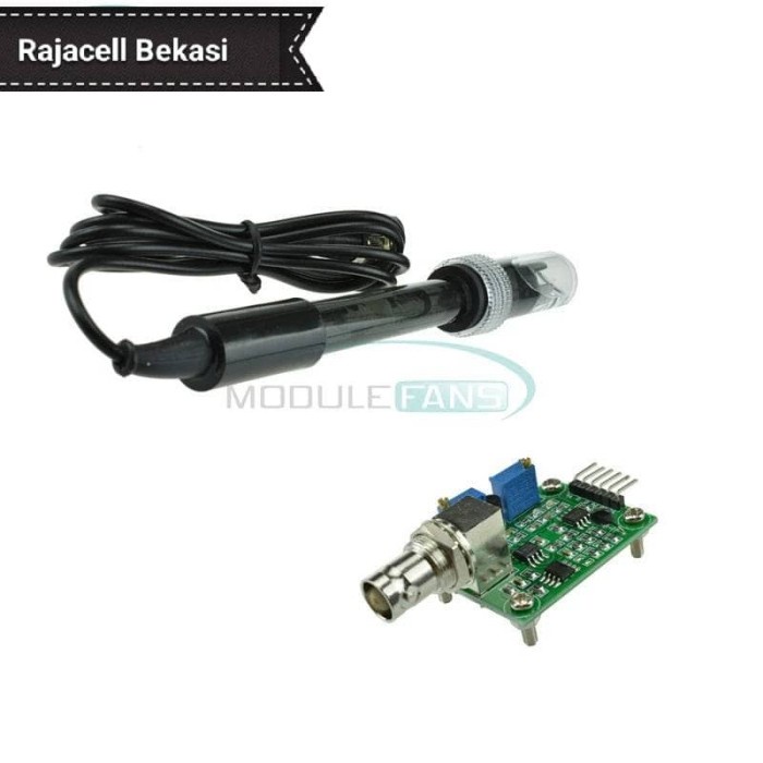 Jual New Ph Sensor Module V.1.1 With Ph Probe With Msp340 Shield ...