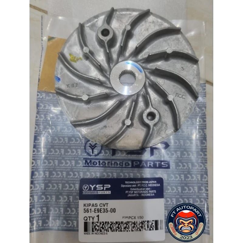 Jual Kipas CVT Kipas Rumah Roller PCX 150 K97 Original FCC | Shopee ...