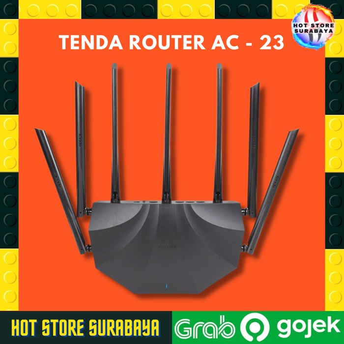 Jual Tenda AC23 AC2100 Dual Band Gigabit WiFi Router MU-MIMO AC 2100 AC ...