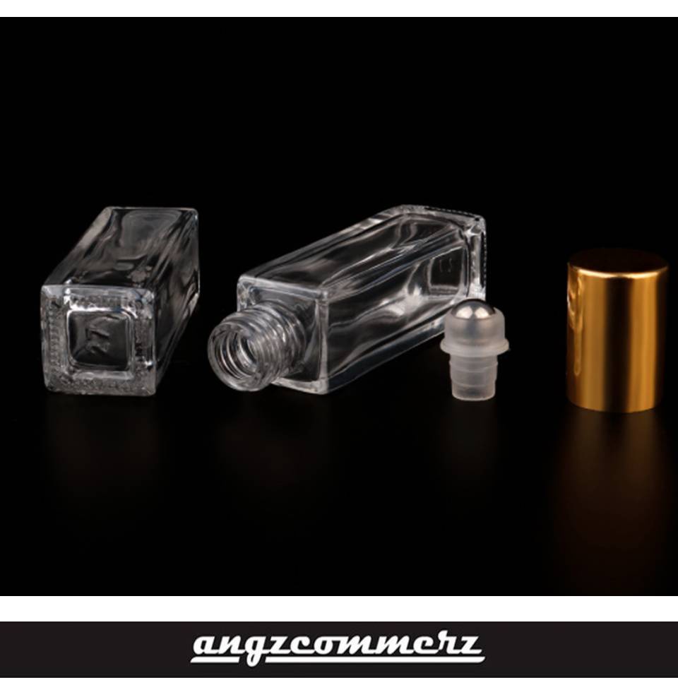 Jual Botol Parfum Kaca Bening Kotak Roll On Tebal Silver 5ml | Shopee ...