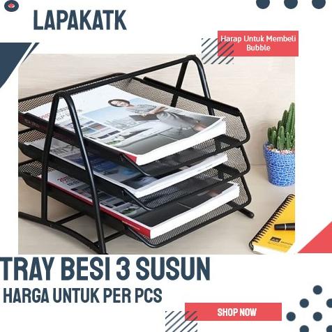 Jual Special V TEC Rak besi 3 SUSUN / dokumen Kertas besi 3 susun ...
