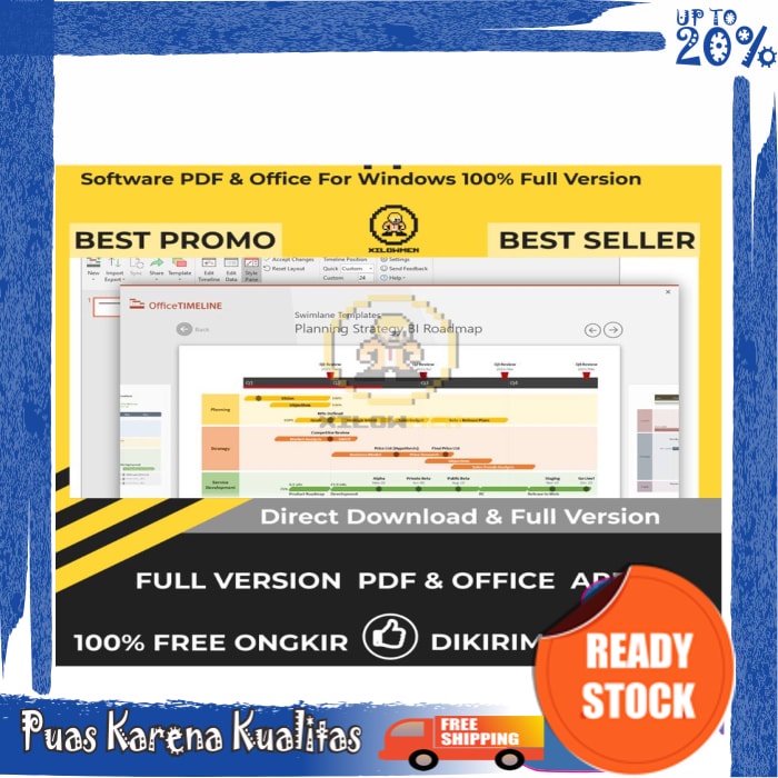 Jual AKTIF SELAMANYA Office Timeline Plus / Pro / Pro+ Pro PDF Office ...