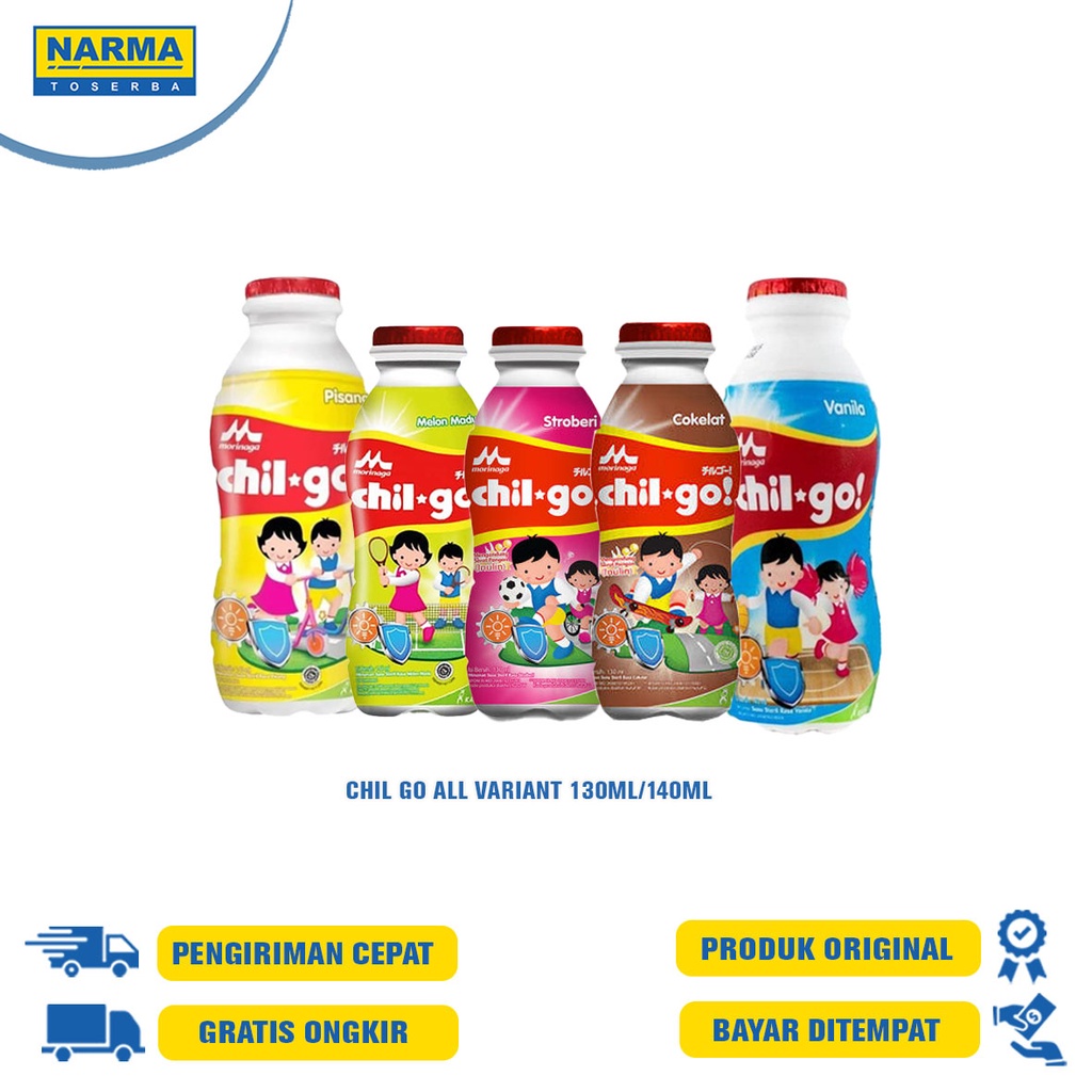 Jual CHIL GO SUSU UHT/COKLAT/STRAWBERRY/VANILLA/BANANA/MELON MADU/ ALL ...