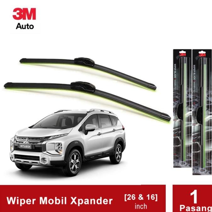 Jual 3M Wiper Frameless Mobil Xpander - Ukuran 26 dan 16 inch | Shopee ...