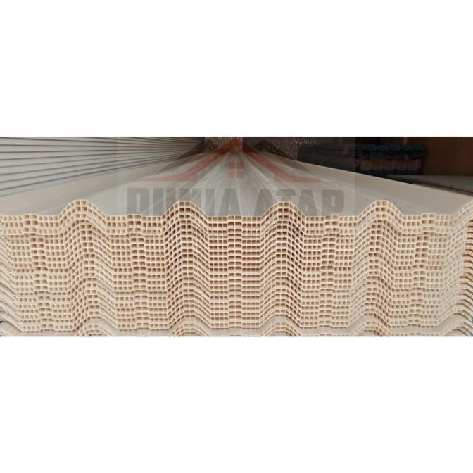 Jual Atap UPVC SUN PANEL Twinwall TRANSLUCENT (Semi Transparan 30% ...