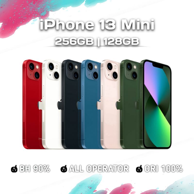 Jual IPHONE 13 Mini 256GB | 128GB SECOND ORI 100% FULLSET | Shopee Indonesia