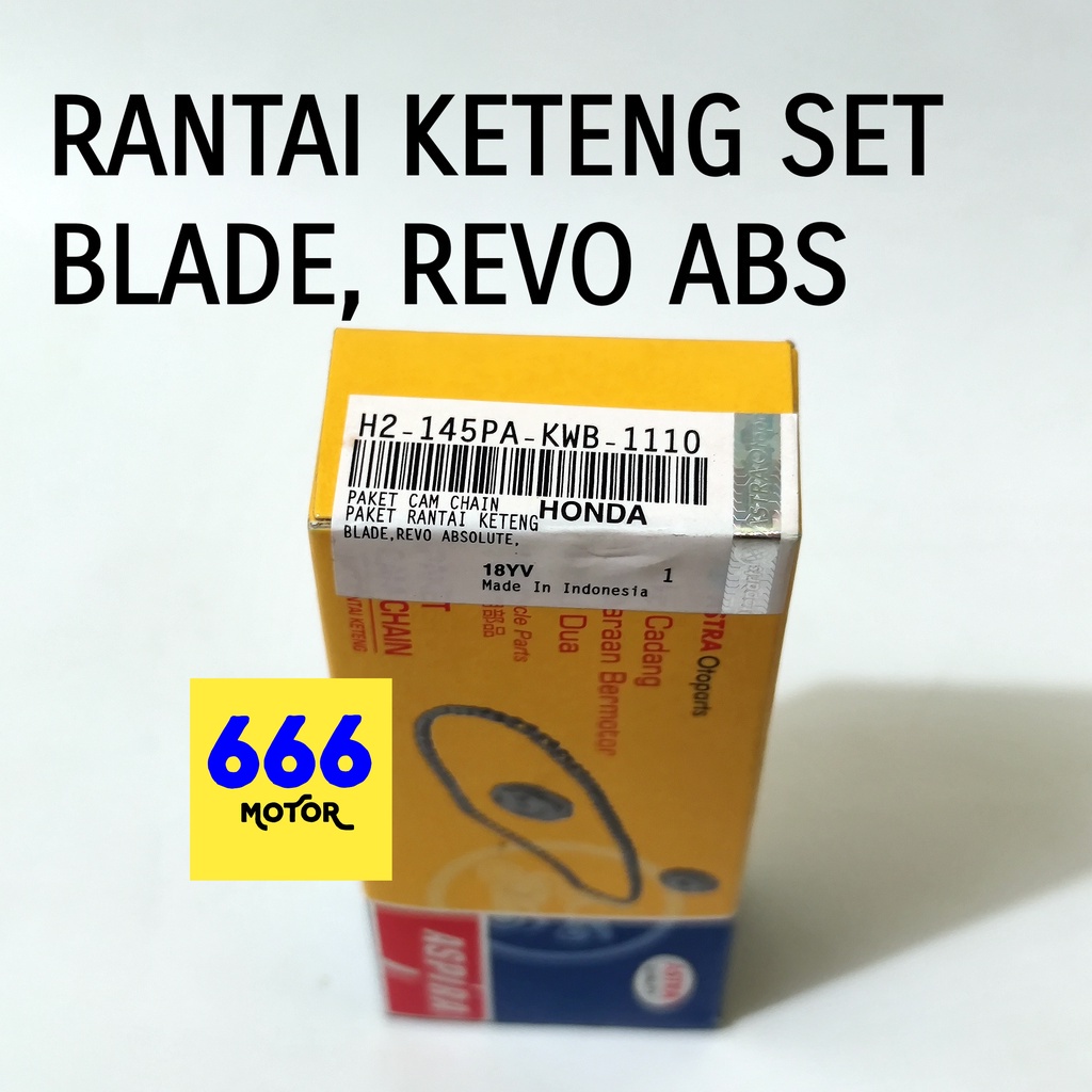 Jual RANTAI KETENG SET BLADE REVO ABS KAMPRAT DENGAN ROLL ASPIRA H2 ...